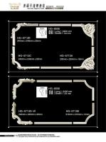 China 2400*107*200mm Polyurethane Panel Moulding Corner for Architectural Design for sale