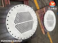 China ASME SA266 TP304 ​​High-Pressure Tubesheet, OD 870 mm, for Power Station Condensers for sale