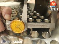 China ASME SA266 TP304 ​​High-Pressure Tubesheet, OD 870 mm, for Power Station Condensers for sale