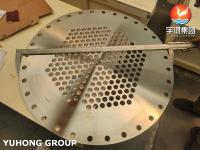 China ASME SA266 TP304 ​​High-Pressure Tubesheet, OD 870 mm, for Power Station Condensers for sale