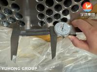 China ASTM A403 TP304L Heat Exchanger Tube Sheet Rotated Triangular Design for High-Temperature Corrosion Resistance for sale