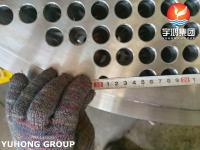 China ​​ASME VIII Certified ASTM A516 Gr.70 Carbon Steel Tube Sheet, Square Layout for Pressure Vessels for sale
