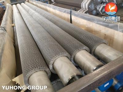 China A312 TP304, TP304H,TP304L Serrated Fin Pipe SS304H Fins for Fired Heater Convection Section for sale