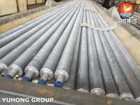 China Stainless Steel Extruded Finned Tube A269 TP304 Aluminum Fin For Chemical Plant for sale
