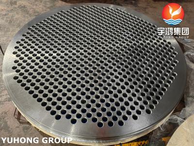 China ​​ASME VIII Certified Gr.70N Tubesheet (Normalized) 100% UT/PT Inspection for LNG Heat Exchangers for sale