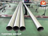 China Seamless Titanium Alloy Tube B338 GR.2 Heat Exchanger Tubing Cold Drawing for sale