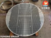 China ASME SA336 F5N Forged Tube Sheet Chrome Moly Steel Heat Exchanger Tube Sheet for sale