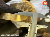 China ASTM B171 C46400 Heat Exchanger Tubesheet In Ships And Power Industry for sale