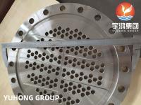 China ASME SA182 F316L Floating Tube Sheet Heat Exchangers / Boiler Tube Sheet for sale