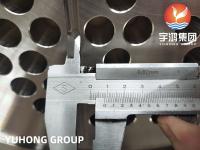 China ASME SA182 F316L Floating Tube Sheet Heat Exchangers / Boiler Tube Sheet for sale