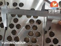 China ASME SA182 F316L Floating Tube Sheet Heat Exchangers / Boiler Tube Sheet for sale