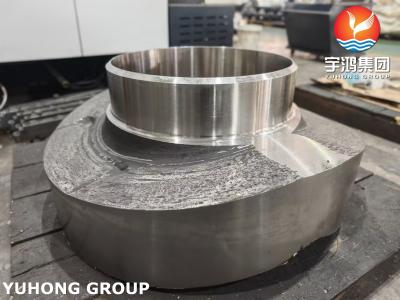 China Custom Made ASME SA266 GR.2N Alloy Steel Girth Flange for Heat Exchanger Applications for sale