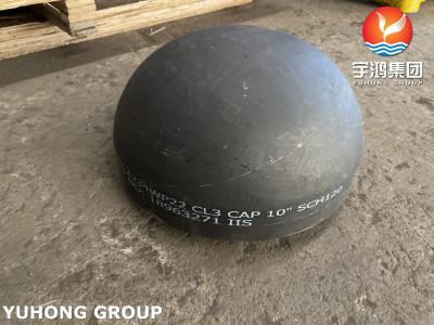 China ASTM A234 P22 CL3 Carbon Alloy Steel Cap Customized Design For Pressure Equipment Components for sale