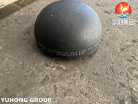 China ASTM A234 P22 CL3 Carbon Alloy Steel Cap Customized Design For Pressure Equipment Components for sale