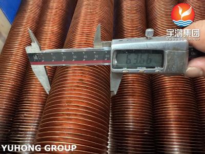 China ASTM A106 Gr.B Tube With Cu-T2 Fin with Embedded Fin Tube with G-type for sale