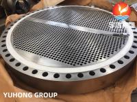 China ASME SA182 Forged Tube Sheet for Shell and Tube Heat Exchanger with Fixed and Floating Tube Sheets Customized to Design for sale