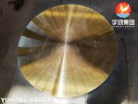 China ASME SB171 C61400 Copper Forged Disc for Pressure Vessel Parts with Superior Corrosion Resistance for sale