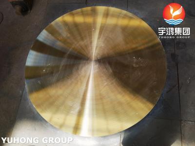 China ASME SB171 C61400 Copper Forged Disc for Pressure Vessel Parts with Superior Corrosion Resistance for sale