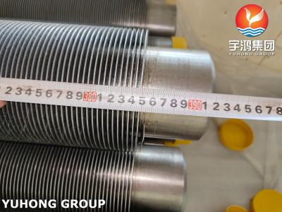 China ASTM A335 P9 Alloy Steel Seamless HFW Finned Tubes for Petrochemical Industrial Furnace for sale