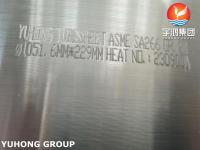 China Heat Exchanger Tubesheet ASME SA266 GR.2N Normalized PT Available for sale