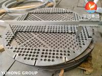 China Heat Exchanger Baffle Plate Stainless Steel Asme SA240 SS304 Anti-Corrosion for sale