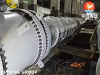 China ASME U Stamp Shell and Tube Heat Exchanger Finned Tube Bundle TP304L Oil Gas Chiller for sale