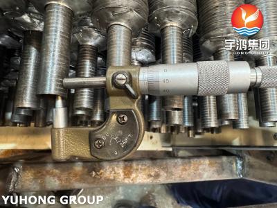 China ASME SA179 Carbon Steel Wound L Finned Tubes Al1060 Fins For Industrial Boiler Economizer for sale