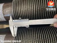 China ASTM A335 P9 Alloy Steel Serrated Finned Tubes For High Temperature Boiler Superheaters for sale