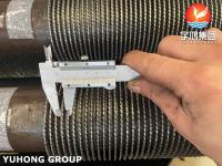 China ASTM A335 P9 Alloy Steel Serrated Finned Tubes For High Temperature Boiler Superheaters for sale