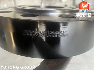 China ASTM A694 F42 Carbon Steel Flange Weld Neck RTJ High Pressure Pipeline 42ksi Yield Strength For API 5L X42 for sale