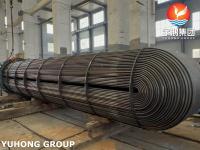 China ASME U-Stamp Tube Bundle with SA179 Carbon Steel Tubes and SA266 Gr.2N Tube Sheet for sale