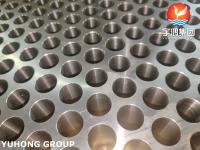 China Forged ASTM A182 F316Ti Titanium Stabilized Tubesheet for High-Temperature Heat Exchangers for sale