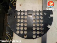 China ASME SA36 Carbon Steel Baffle Plate Custom Shell & Tube Exchanger Internals Precision-Cut with Clean Edges for sale