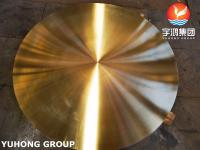 China ASME SB171 C61400 Aluminum Bronze Disc for Marine Use for sale