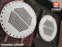 China ASME SA240 304 Precision Drilled Stainless Tubesheet for sale