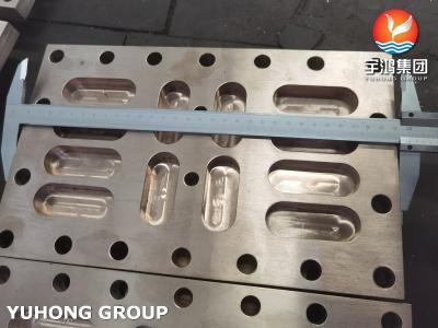 China ASME SB171 C70600 90/10 Cu-Ni Exchanger Tubesheet for sale