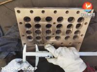 China ASME SB171 C70600 90/10 Cu-Ni Exchanger Tubesheet for sale