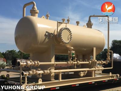China ASME Horizontal Three-Phase Oil Gas Water Separator for sale