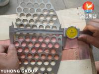 China ASME SA182 F316Ti Stainless Steel Baffle Plate for Shell and Tube Heat Exchanger Equipment for sale