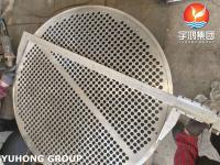 China ASME SA516 Gr.70 Carbon Steel Tube Sheet for Shell and Tube Heat Exchanger for sale