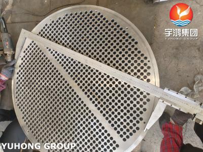 China ASME SA516 Gr.70 Carbon Steel Tube Sheet for Shell and Tube Heat Exchanger for sale