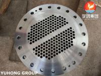 China ASME SA266 Gr.2N Carbon Steel Heat Exchanger Tubesheet for Industrial Pressure Equipment for sale