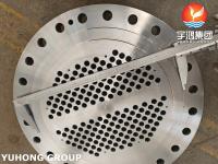 China ASME SA266 Gr.2N Carbon Steel Heat Exchanger Tubesheet for Industrial Pressure Equipment for sale