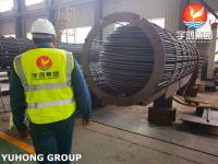 China ASME U-Stamp Certified Shell-and-Tube Preheater with Duplex Stainless Steel Tube Bundle for Geothermal ORC Duty for sale