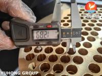 China ASME SB171 C46400 Naval Brass Tubesheet for Shell & Tube Heat Exchangers for sale