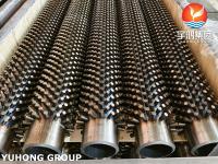 China ASTM A106 Gr.B Studded Tube for Steam Reforming Furnace and Waste Heat Recovery for sale