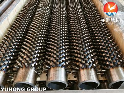 China ASTM A106 Gr.B Studded Tube for Steam Reforming Furnace and Waste Heat Recovery for sale