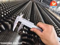 China ASTM A106 Gr.B Studded Tube for Steam Reforming Furnace and Waste Heat Recovery for sale