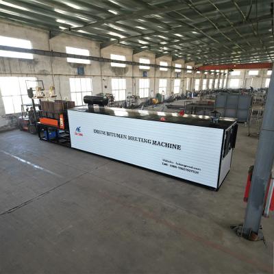 China Efficient Bitumen Drum Melting Equipment with Automatic Thermal Oil Heating for sale