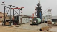 China No Burner Drum Asphalt Plant Equipment , 11kw 2 Sliding Ways Crack Fill Melter for sale